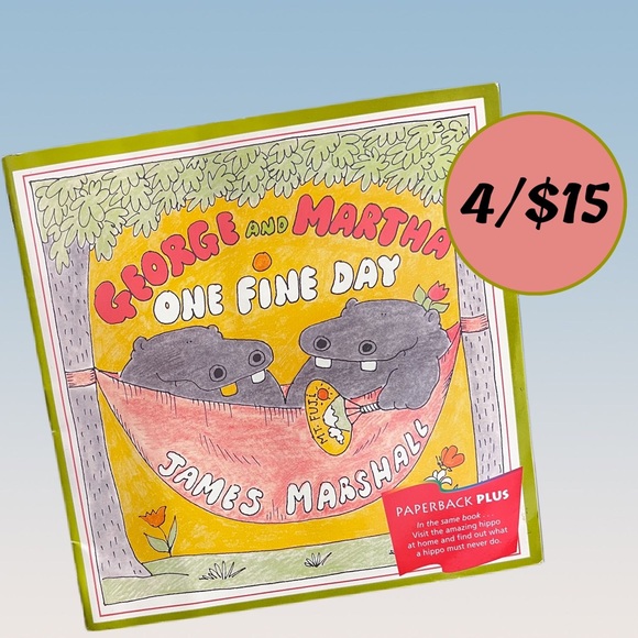 Toys | 415 George And Martha One Fine Day Childrens Book | Poshmark
